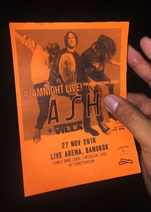 The wait is over! The 90's Irish trio ASH are taking their tour to Bangkok